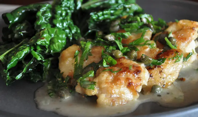 Cod Cheeks Piccata