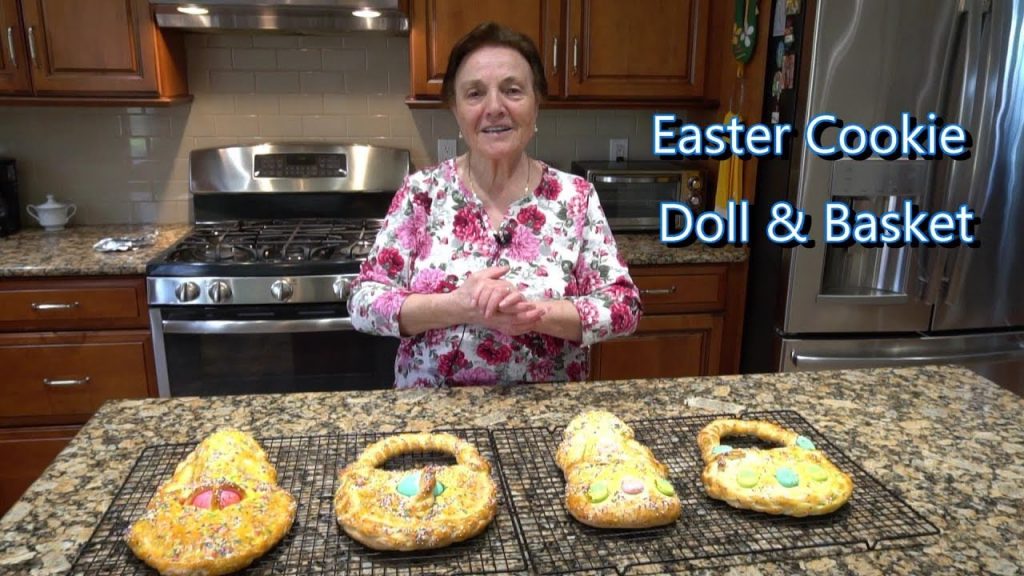 Easter Cookie Doll & Basket recipe "PUPE di PASQUA" - Grandma' Gina ...