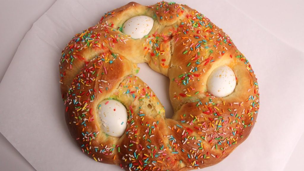 Traditional Sweet "Easter Bread" Video Recipe - Laura Vitale ...