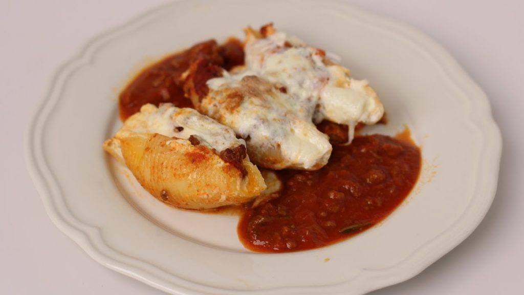 Stuffed Shells Traditional Recipe - Laura Vitale ...