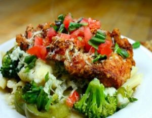 Crusty Chicken with Broccoli - everybodylovesitalian.com