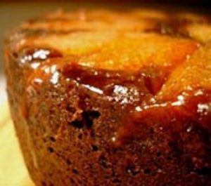 Pear Cake with Grappa Sauce - everybodylovesitalian.com