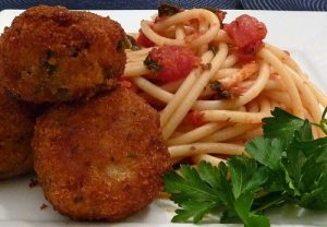Codfish Balls With Marinara Sauce - everybodylovesitalian.com