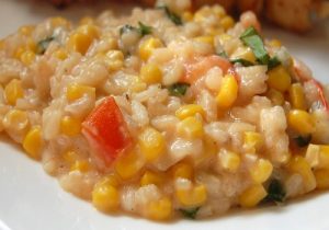 Corn and Tomato Risotto - everybodylovesitalian.com
