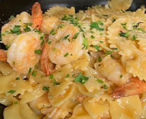 Farfalle with Crab and Shrimp - everybodylovesitalian.com